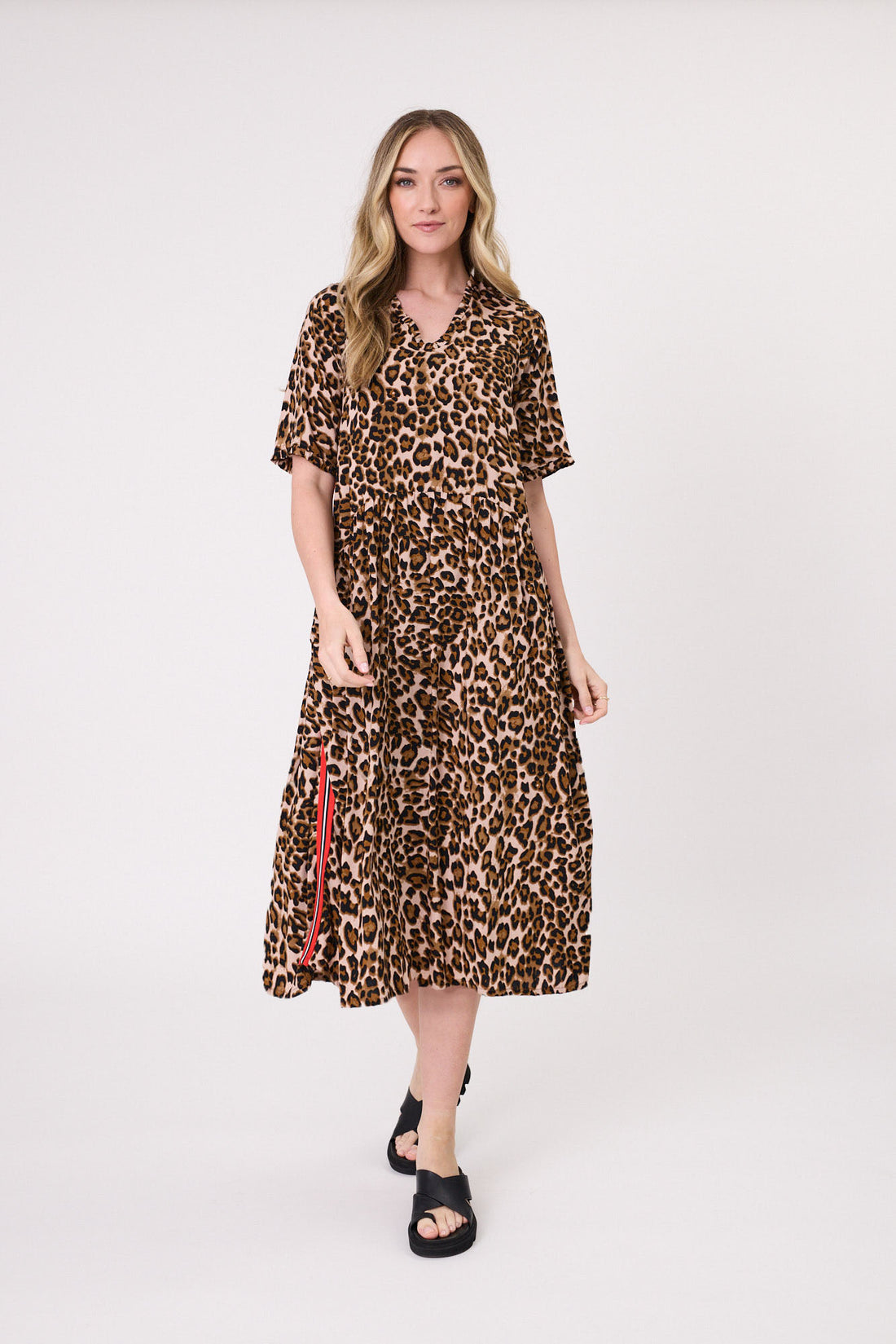 Lemon Tree - Leona Dress // Leopard Print – Body and Soles